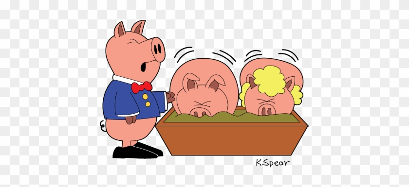 Featured Image Of Three Pigs - Cartoon - Free Transparent PNG Clipart ...