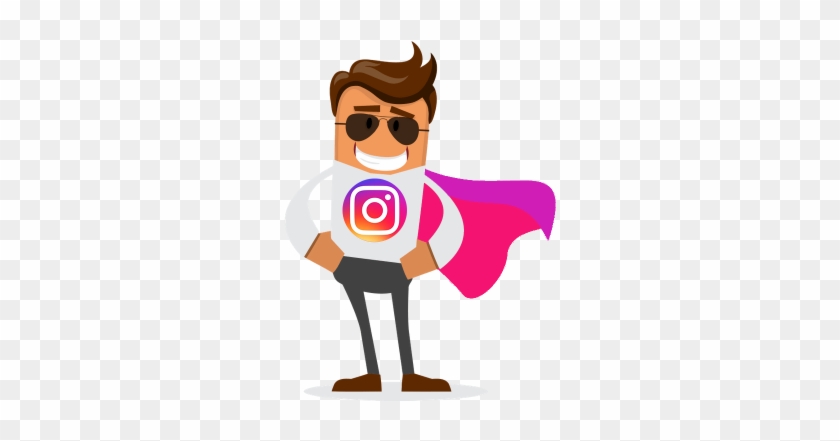 Instamen Instagram Illustration - Instagram Cartoon Png - Full Size PNG ...