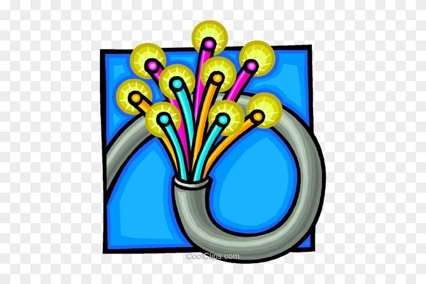 Fibre Optic Cable Royalty Free Vector Clip Art - Fibre Optics Clipart ...