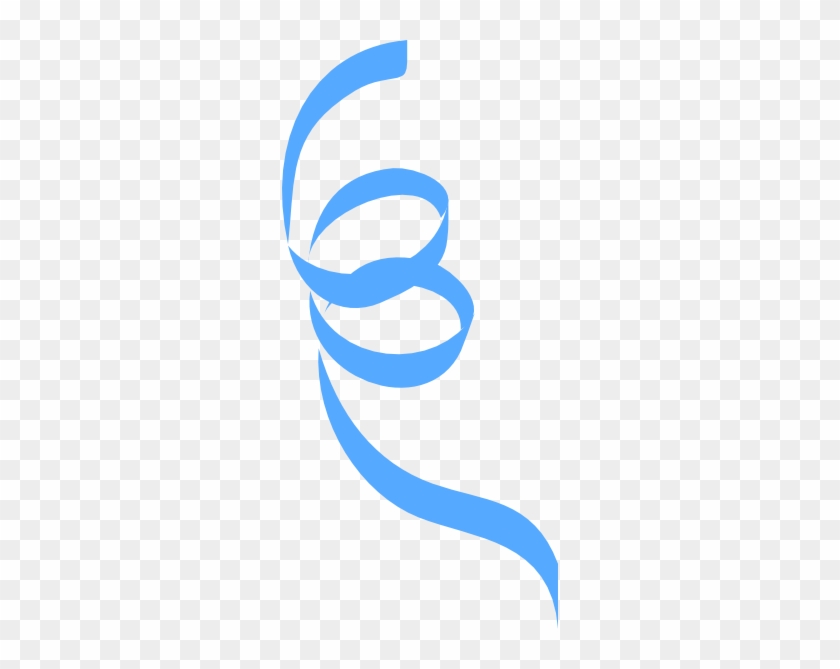 Blue Streamer Clip Art - Full Size PNG Clipart Images Download