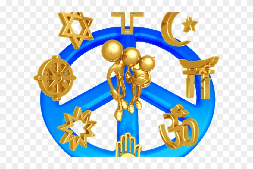 Peace Symbol Clipart Psychology - World Is A Family - Full Size PNG ...