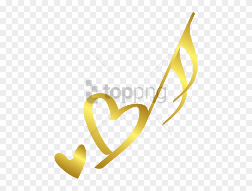 Free Png Transparent Gold Music Notes Png Image With - Transparent Gold ...