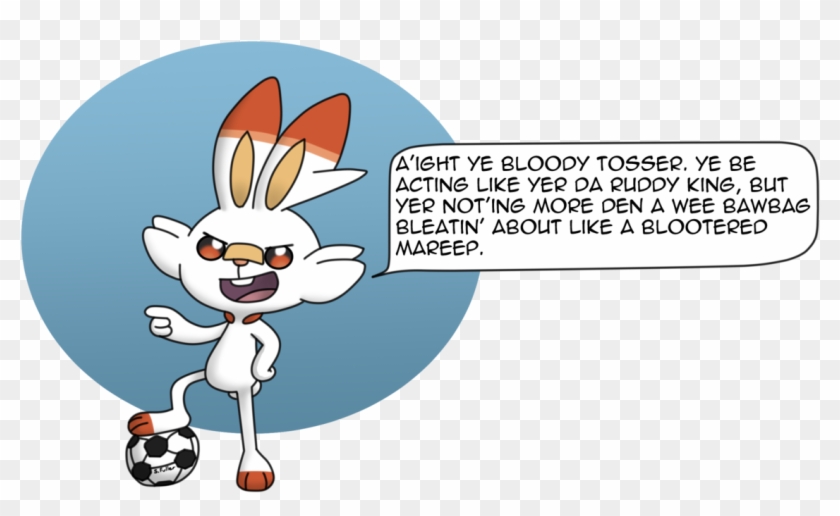 I'm Sure That If Scorbunny Could Actually Talk, It'd - Cartoon - Free ...