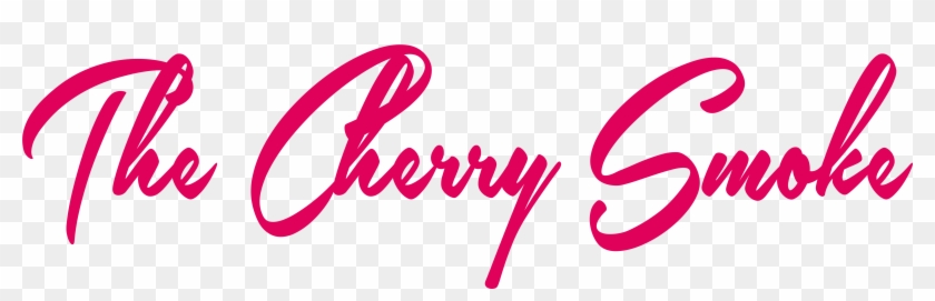 The Cherry Smoke - Calligraphy - Free Transparent PNG Clipart Images ...