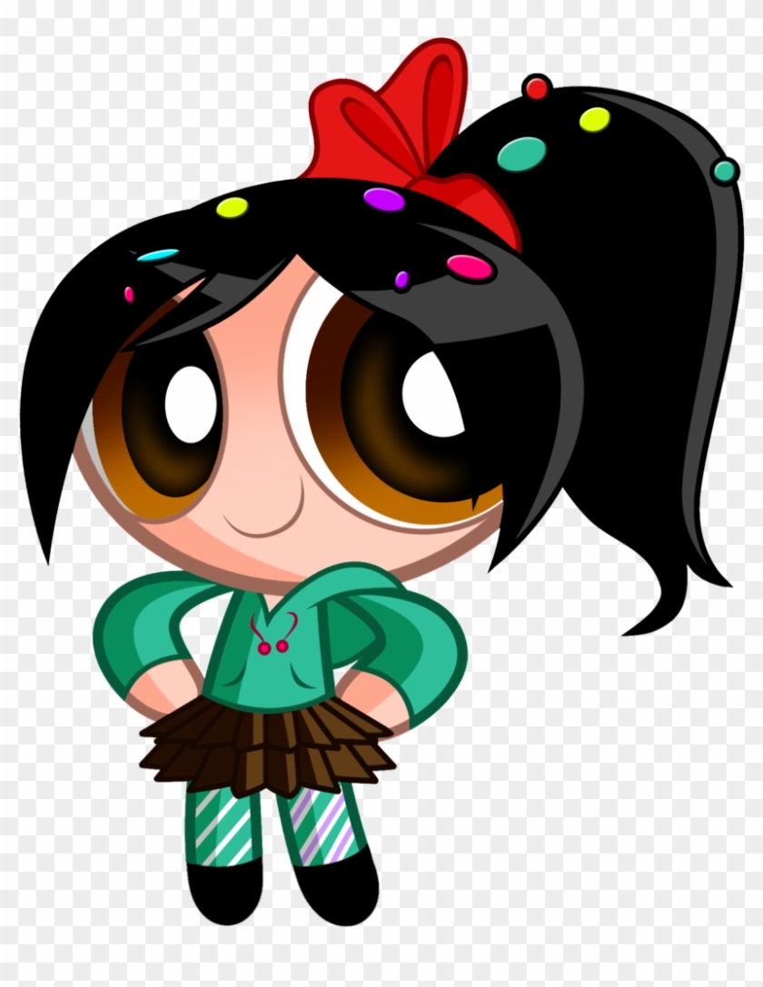 Puffed Vanellope By *jerimin19 On Deviantart - Vanellope Powerpuff ...