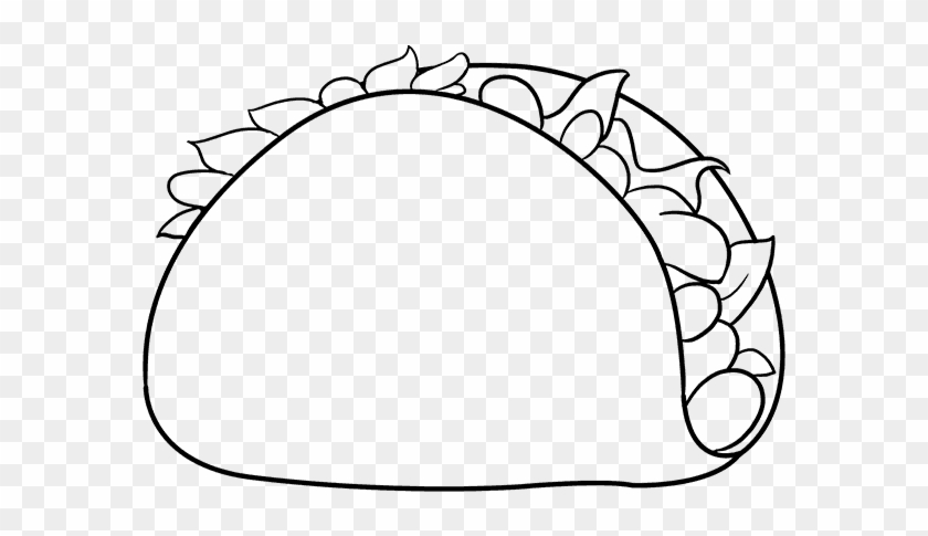 Taco Drawing Draw - Taco Drawing - Full Size PNG Clipart Images Download