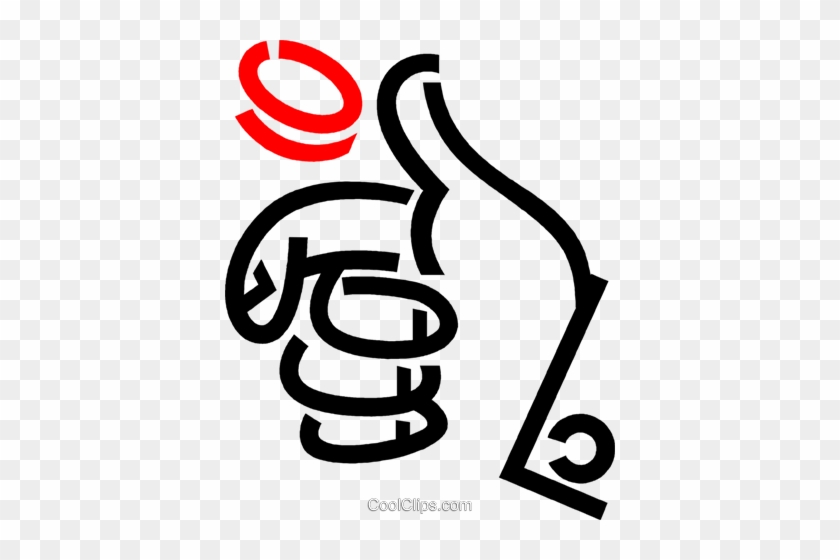 Hand Flipping A Coin Royalty Free Vector Clip Art Illustration - Hand ...