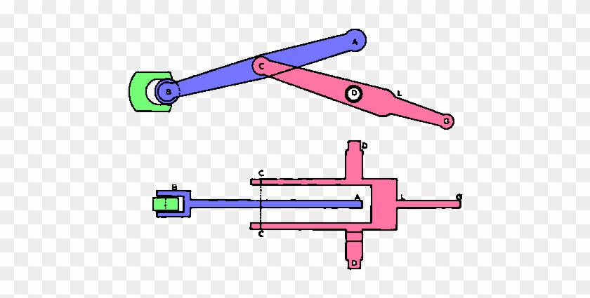 Freemantle Straight-line Linkage Colored - Diagram - Full Size PNG ...