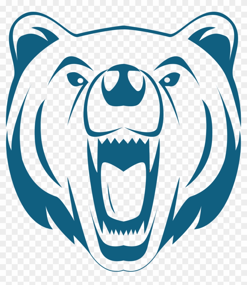 Battle Creek Middle School - Grizzly Bear Clipart Black And White ...