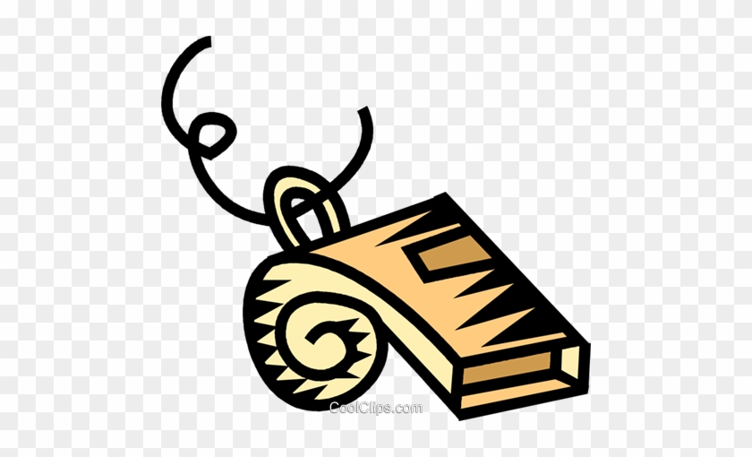 Sports Whistle Royalty Free Vector Clip Art Illustration - Sports ...