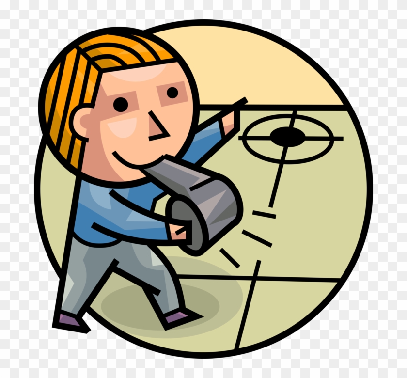 Vector Illustration Of Referee Official Blows Sports - Vector ...