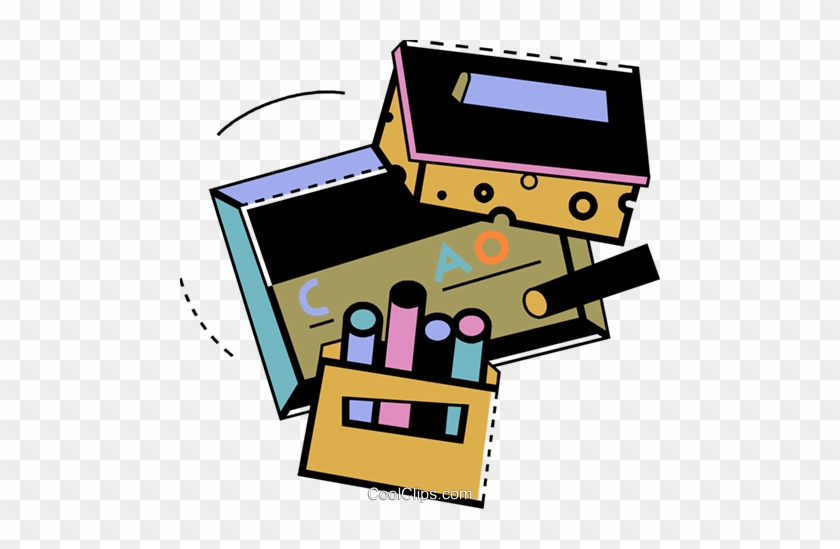 Chalkboards Royalty Free Vector Clip Art Illustration - Chalkboards ...