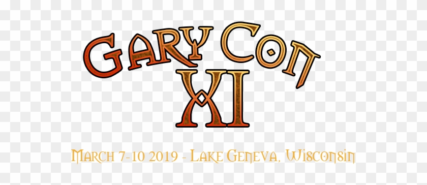 Event Submission Is Open For Garycon Xi, Running March - Gary Con ...