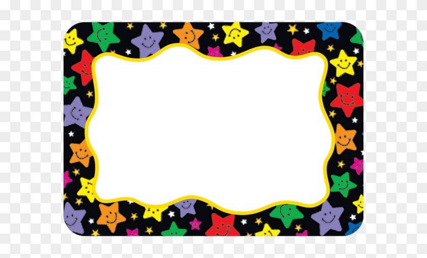 Happy Stars Name Tags/labels - Happy Stars Name Tags/labels - Full Size ...