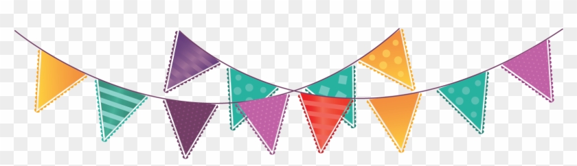 This Site Contains Information About Bunting Clip Art - Triangle - Full ...