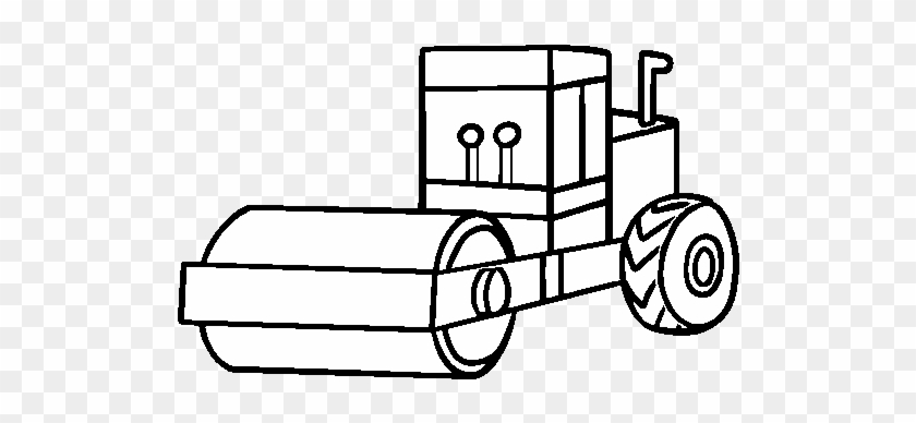 Desenho De Rolo Compressor Para Colorir - Coloriage Rouleau Compresseur ...