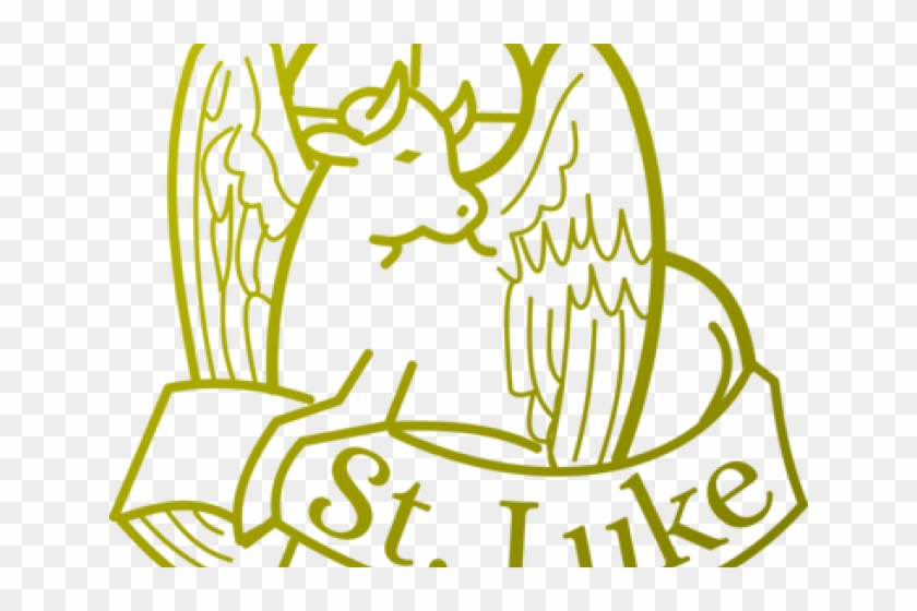 Religion Clipart Church Service - Symbol Of The Gospel Of Luke - Full ...