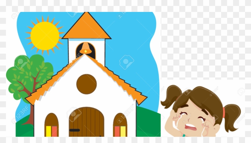 Clip Art Cute Church - Full Size PNG Clipart Images Download