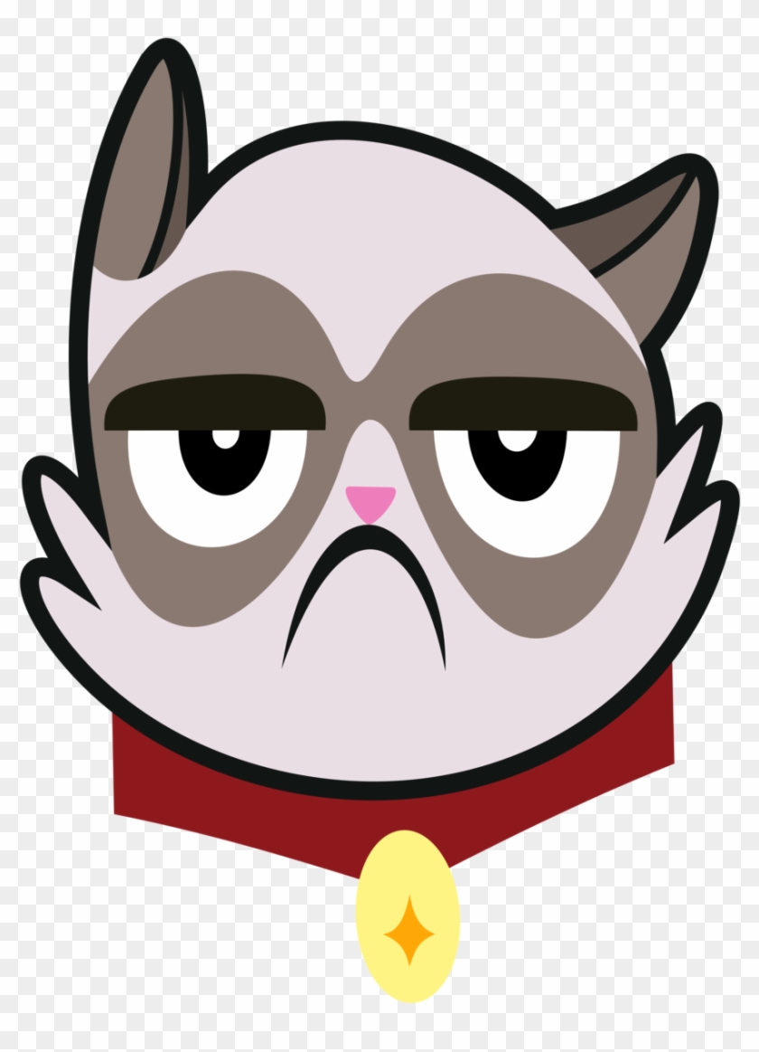 Grumpy Cat Clipart Transparent - Mlp Grumpy Cat Cutie Mark - Full Size ...