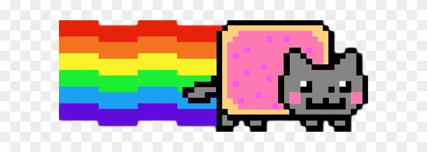 Nyan Cat Clipart - Nyan Cat Gif - Full Size PNG Clipart Images Download