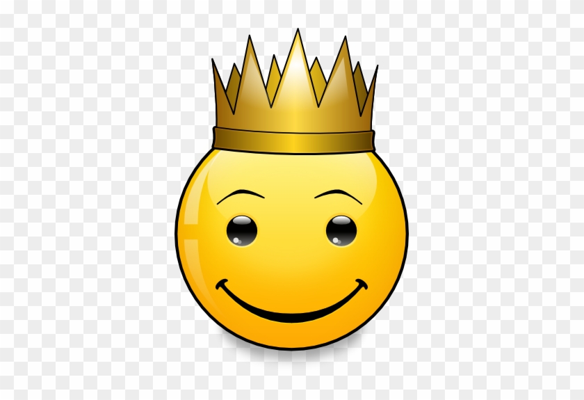 Smiley Clipart King - Emoticon - Full Size PNG Clipart Images Download