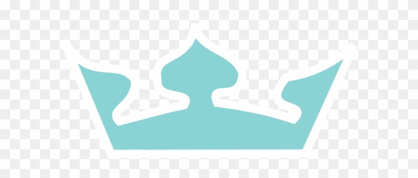 White Crown Light Blue Center Clip Art At Clker - White Crown Light ...