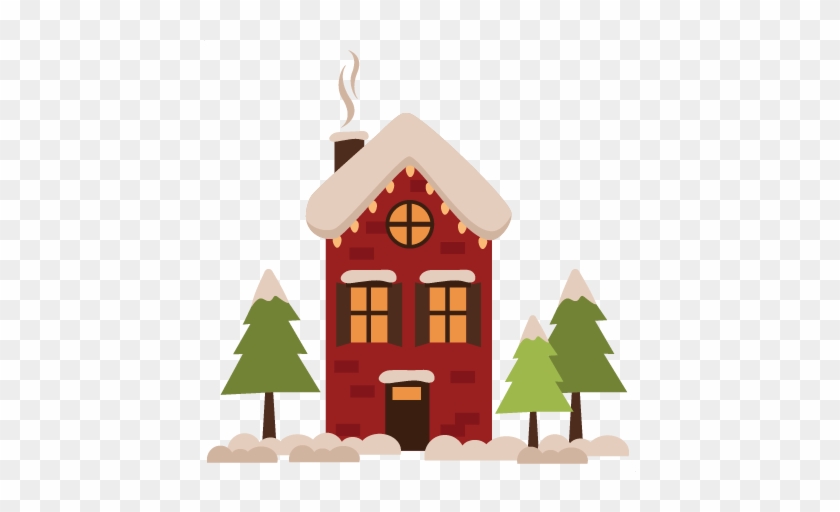 Winter House Svg Winter Svg Cut Files Winter Svg Cuts - House Winter ...