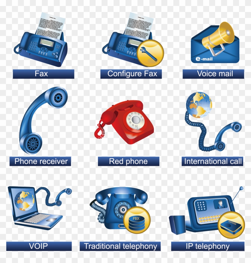 Communication Computer Icons Mobile Phones Clip Art - Modern Tools Of Communication - Full Size ...