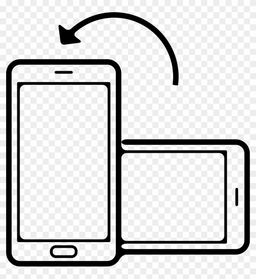 Mobile Phone Symbol In Vertical And Horizontal Comments - Phone ...
