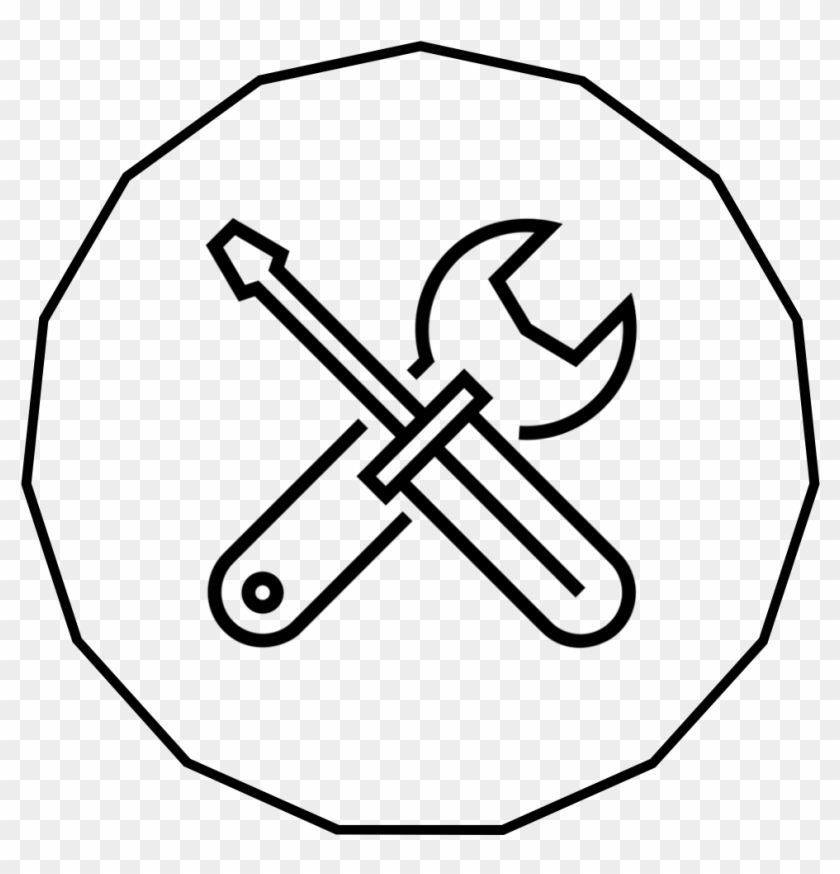 Centered Horizontal Line - Repair Symbol Png - Full Size PNG Clipart ...