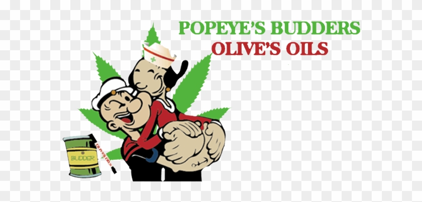 Popeyes Budders Olives Oils's Logo - Popeye E Olivia - Full Size PNG ...
