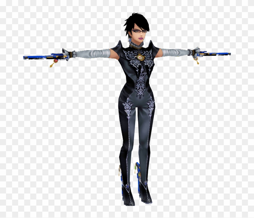 Jpg Transparent Bayonetta Transparent Game Model - Bayonetta T Pose ...