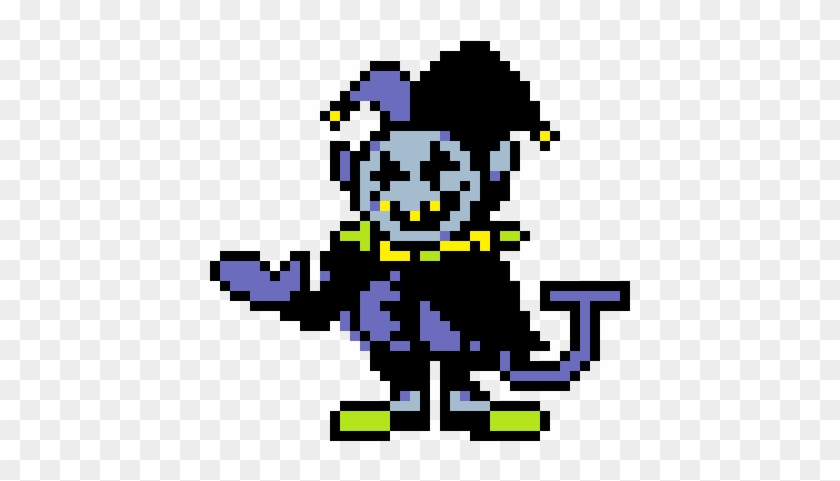 Image - Jevil Deltarune Pixel Art - Full Size PNG Clipart Images Download