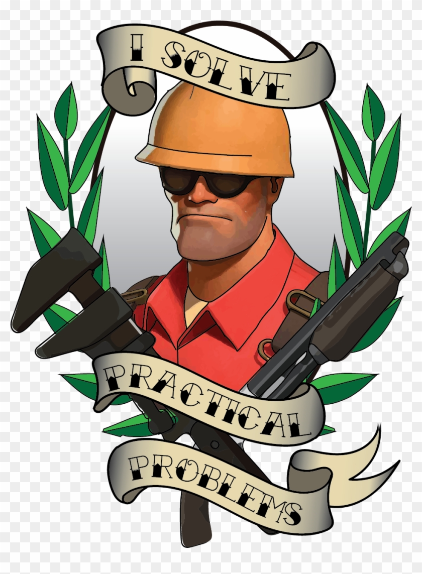 1296 X 1296 1 0 - Engie Tf2 Art - Full Size PNG Clipart Images Download