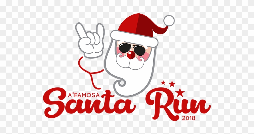 Santa Run Logo - Cartoon - Free Transparent PNG Clipart Images Download