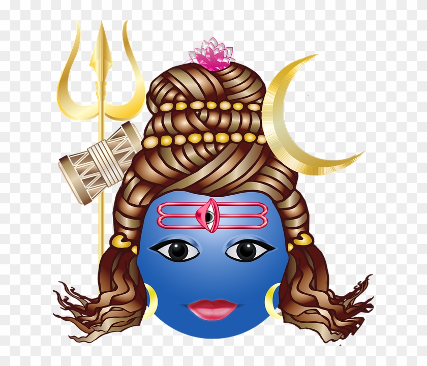 Shiva Emoticon Smiley Emoji - Shiva - Full Size PNG Clipart Images Download
