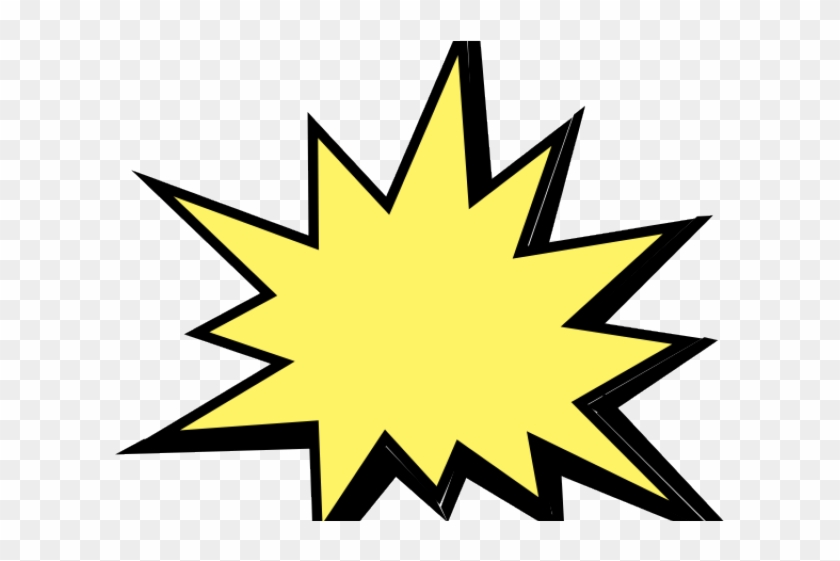 Starburst Clipart Blast Off - Comic Book Pow Bubble - Full Size PNG ...