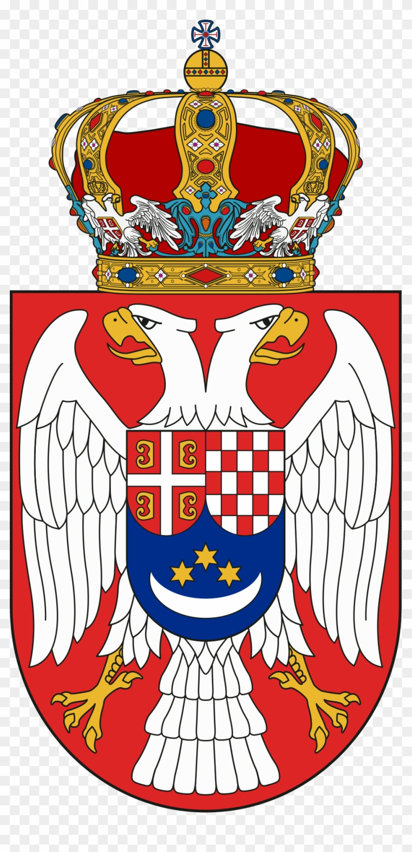 Emblem Of Yugoslavia - Serbia Coats Of Arms - Full Size PNG Clipart ...