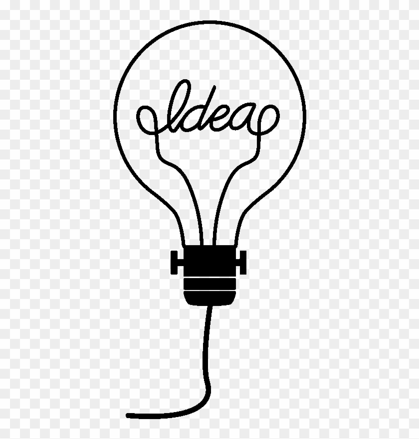 Sticker Ampoule A Idee Ambiance Sticker Kc6596 - Idea Vector Design Png ...