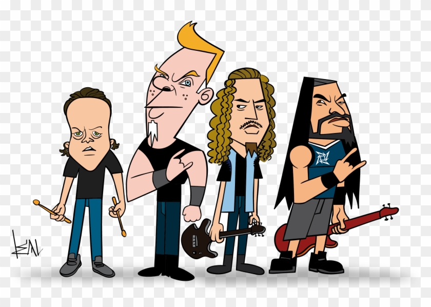 Metallica - Metallica Cartoon - Full Size PNG Clipart Images Download