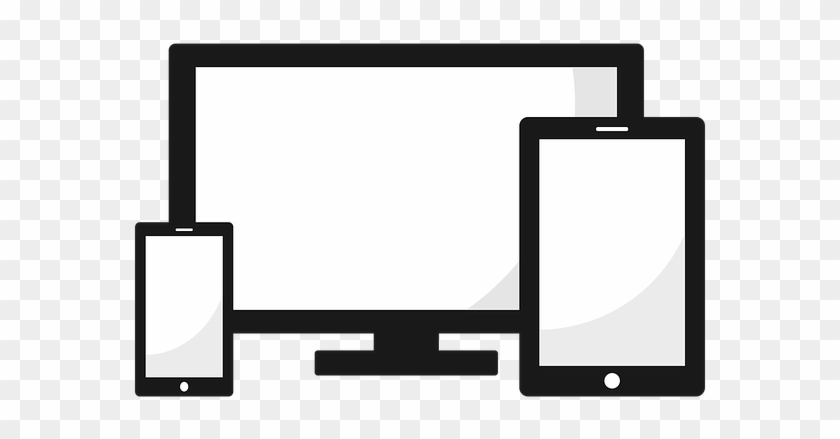 Monitor Tablet Smartphone Png - Full Size PNG Clipart Images Download