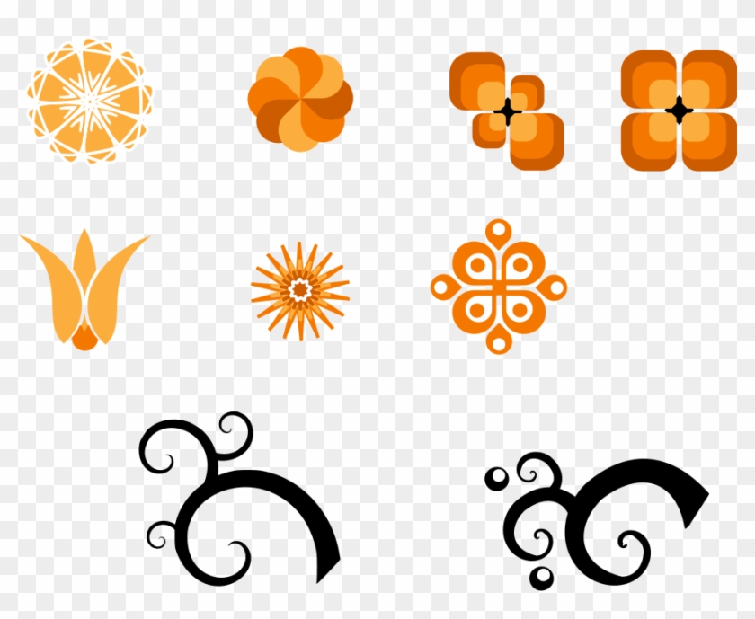 Set Of Design Elements Large 900pixel Clipart, Set - Design Elements ...