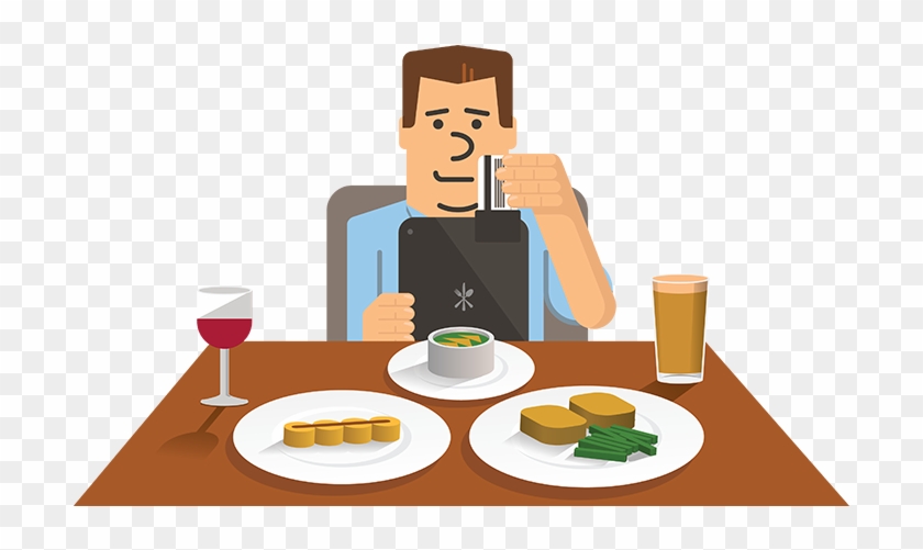 Emv Pay At The Table - Waffle - Full Size PNG Clipart Images Download