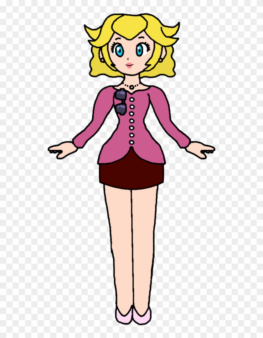 Sailor Moon By Katlime - Princess Peach Dress Ripped - Full Size PNG ...