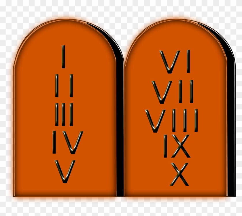 Ten Commandments By Siervo P6oknj Clipart - Graphic Design - Full Size ...