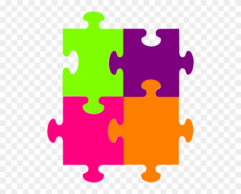 Jigsaw Puzzle 4 Pieces Png, Svg Clip Art For Web - 4 Piece Jigsaw ...