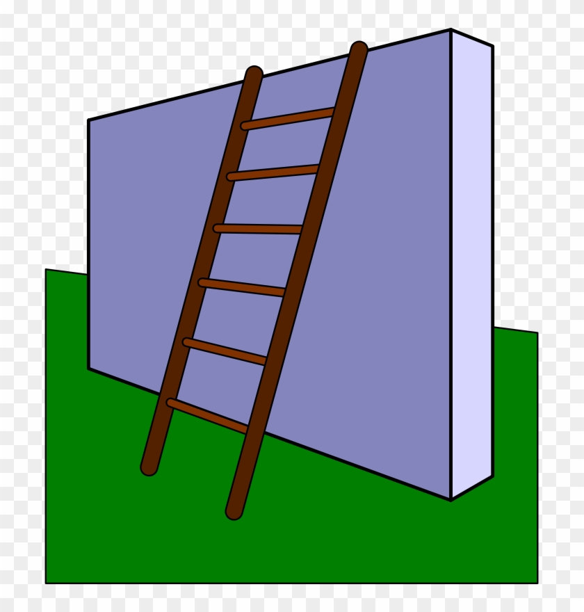 Leiter An Der Wand - Full Size PNG Clipart Images Download