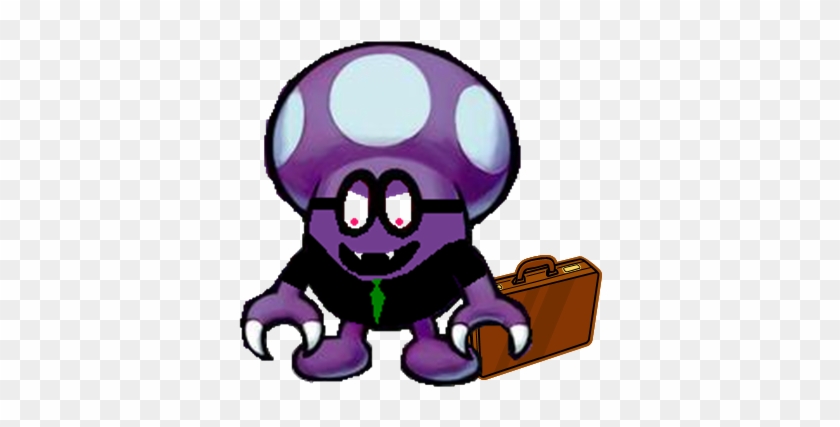 Lawyer Shroob - Super Mario Shroob - Full Size PNG Clipart Images Download