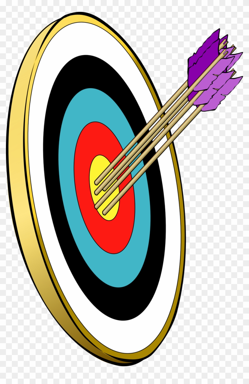 Arrows And Target - Bow And Arrow Clip Art - Full Size PNG Clipart ...