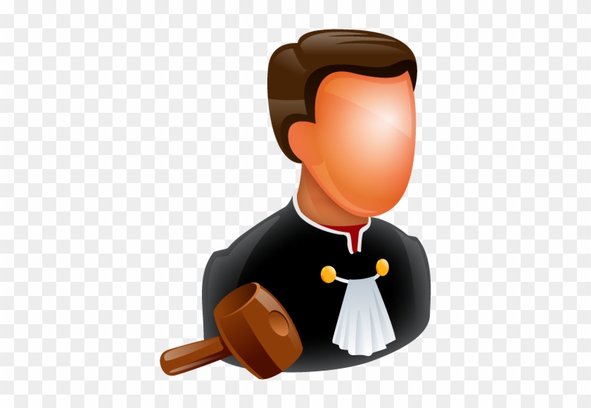 Judge Icon - Lawyer Icon - Full Size PNG Clipart Images Download